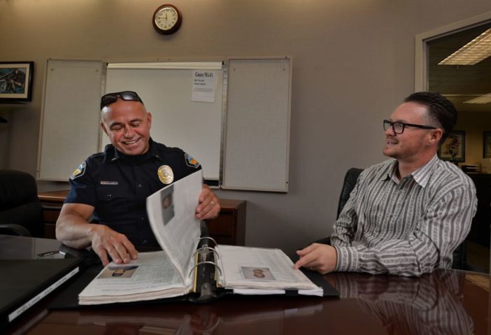 No. 18: Crips gang member shot in face reunites with Tustin PD officers ...