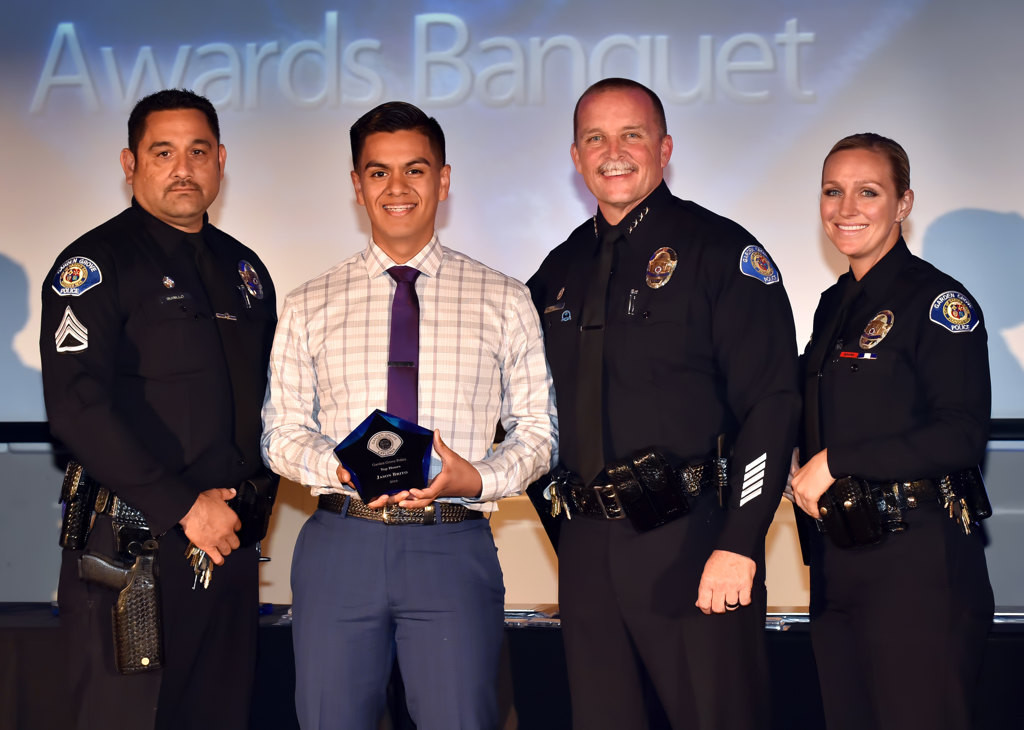 Garden Grove PD honors its explorer post at annual banquet - Behind the ...