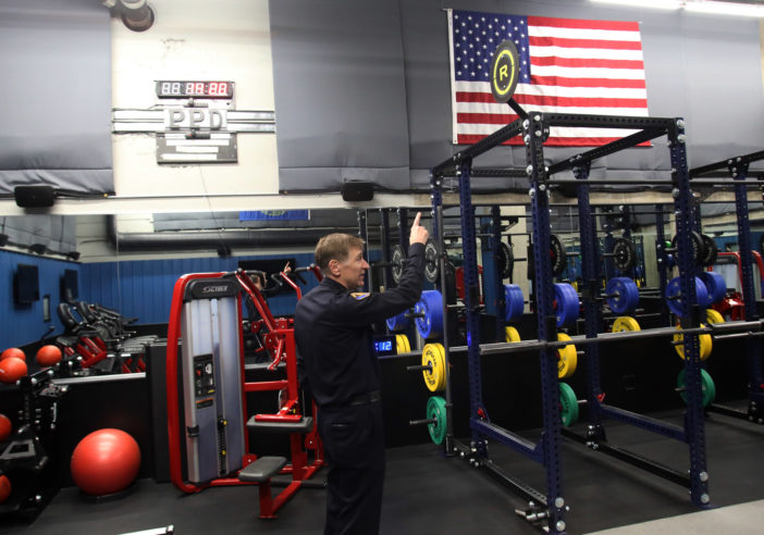 Getting fit at Pasadena Police Department’s brand new gym - Behind the ...