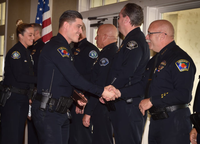 Orange PD Officer Tyler Raabe honored by MADD for making 127 DUI arrests in 2018 - Behind the Badge