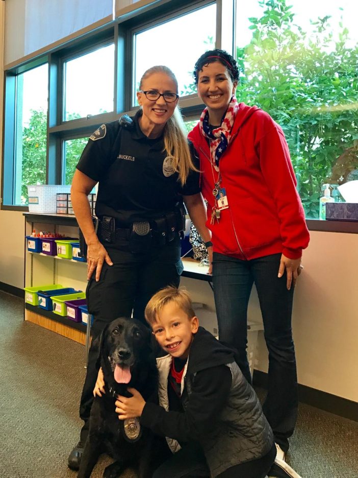 Brea police officer and family say goodbye to retired narcotics K9 ...