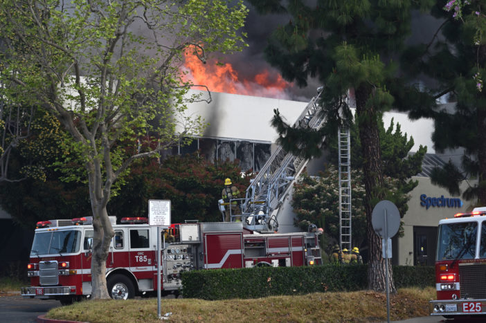 Orange County Fire Authority, Anaheim Fire & Rescue extinguish fire in ...