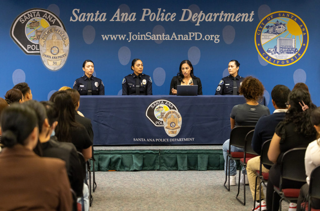 Santa Ana Police Department’s first women’s recruiting expo draws ...
