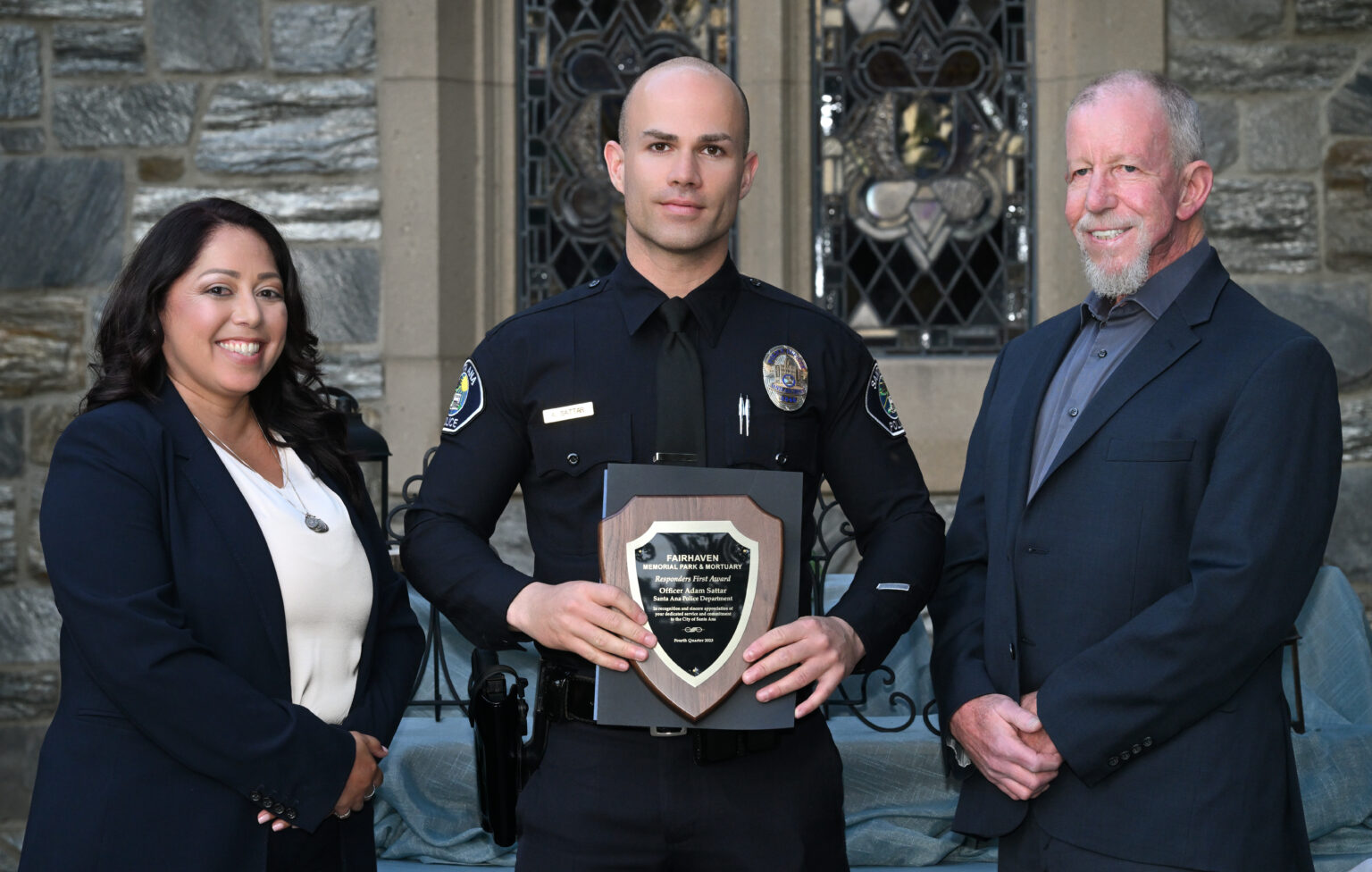 Santa Ana officers feted by Fairhaven Memorial Park with Responder ...