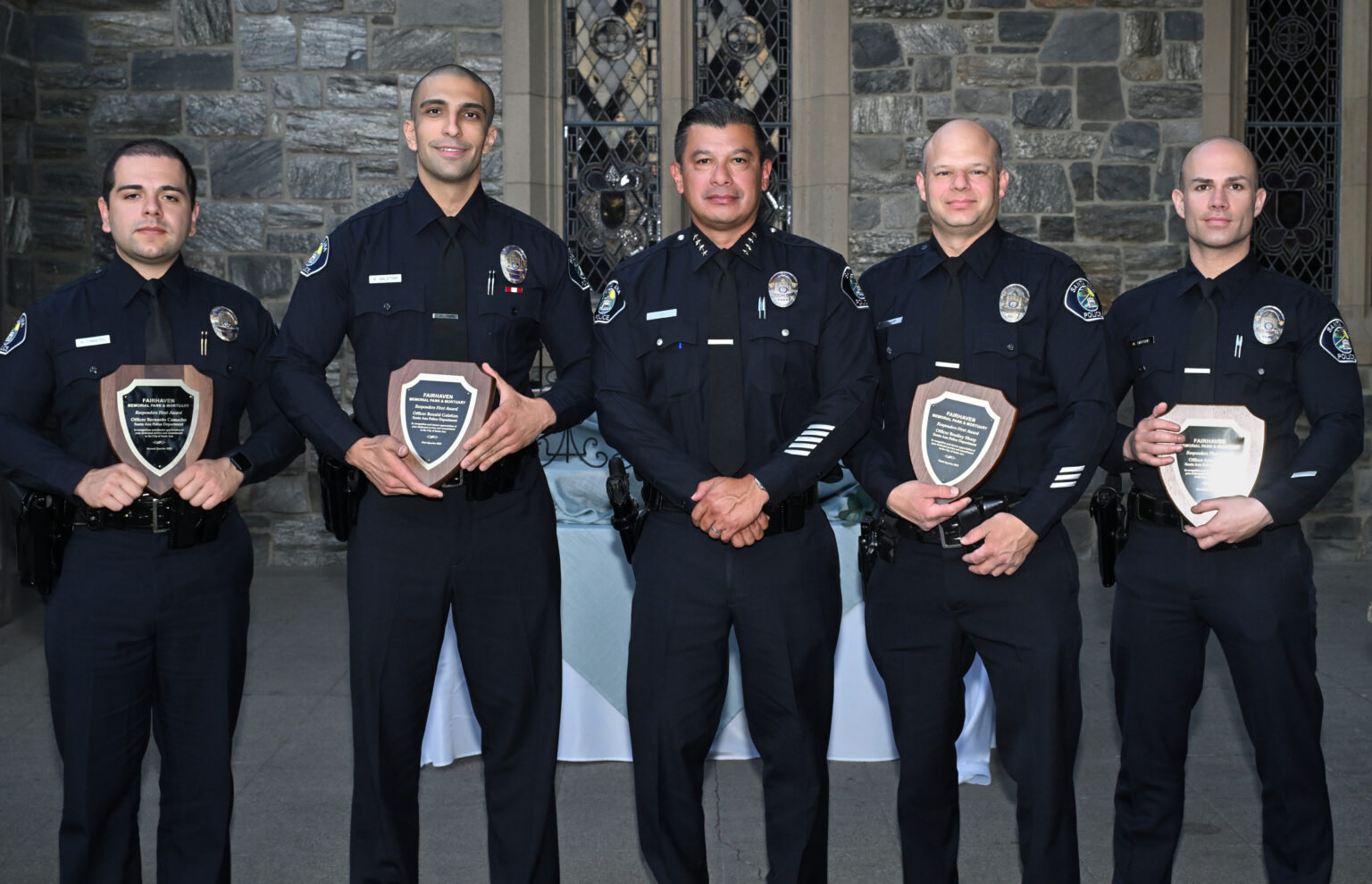 Santa Ana officers feted by Fairhaven Memorial Park with Responder ...