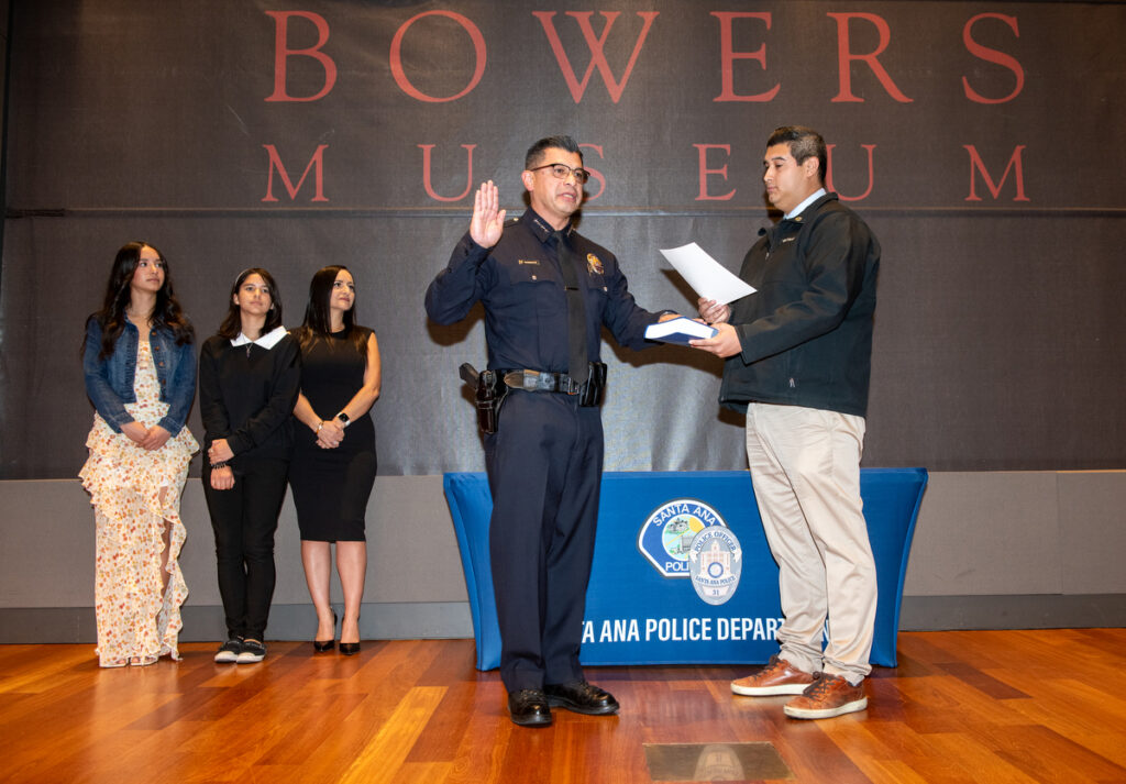 Santa Ana Police Chief is all about inclusion at oath of office ...